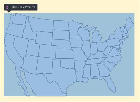 Javascript Why Is The Map Displayed By D3js Cut In Half Although The