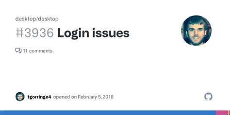 Login Issues · Issue 3936 · Desktopdesktop · Github