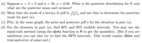 Solved EXAMPLE Bernoulli Model Suppose That We Observe Chegg