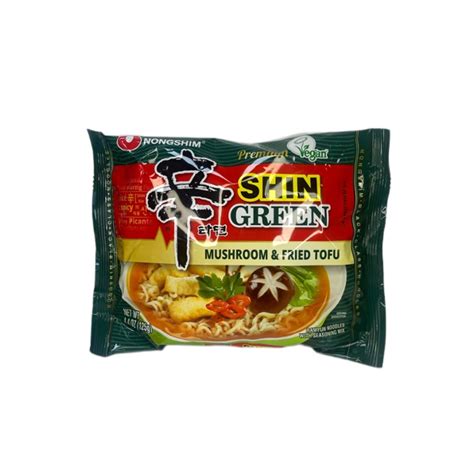 Get Nongshim Premium Shin Green Mushroom And Fried Tofu Ramen 1 Count Delivered Weee Asian Market