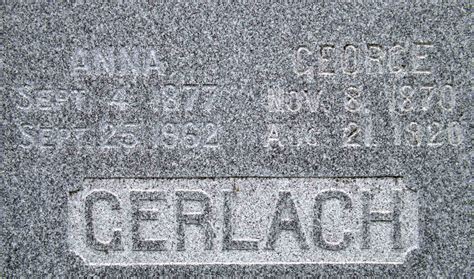 Anna J Fox Gerlach 1877 1962 Mémorial Find A Grave