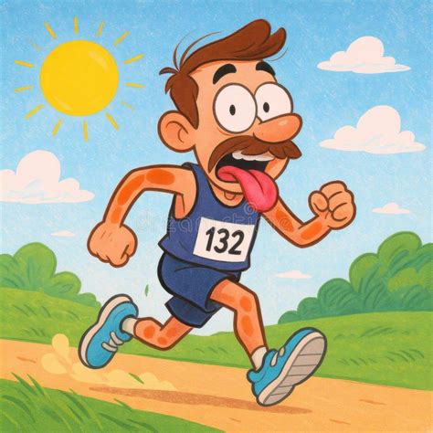 Cartoon Marathon Runner Stock Illustrations 7 873 Cartoon Marathon Runner Stock Illustrations