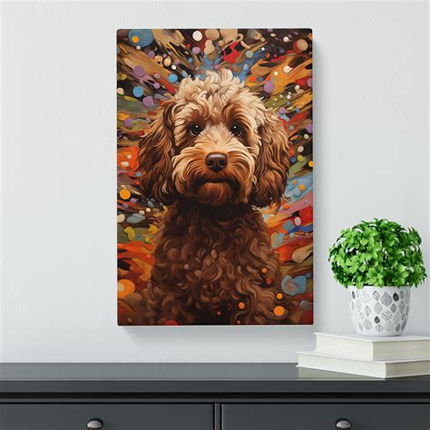 Marlow Home Co Cockapoo Orphism Wrapped Canvas Art Prints Wayfair