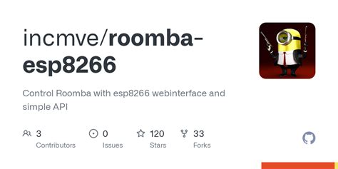 Github Incmveroomba Esp8266 Control Roomba With Esp8266 Webinterface And Simple Api