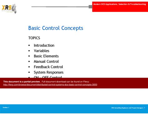 Distributed Control Systems Dcs Basic Control Concepts Ppt Slide Deck