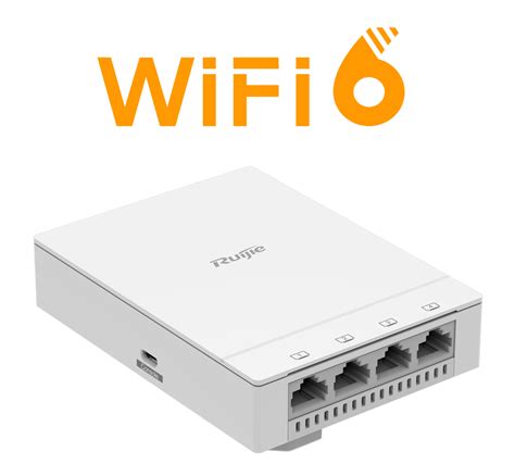 Networking Wifi Access Points Ruijie Wifi 6 Wall Plate Access Point Dual Band 1 775gbps