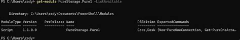 Pure PowerShell Module Core Support And More Cody Hosterman
