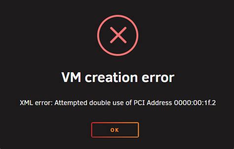 Vm Creation Error Vm Engine Kvm Unraid