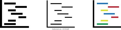 Chart Gantt Icon Vector Illustration Stock Vector Royalty Free Shutterstock
