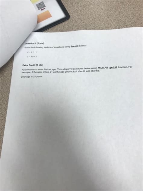 Solved Id Submit The Live Script Which Shows Both Matlab