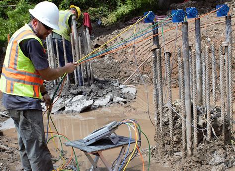 Crosshole Sonic Logging Pile Test For Foundation Integrity The