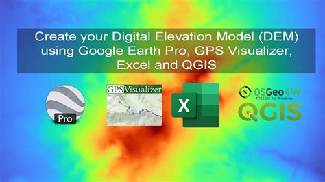 Create Your Own Digital Elevation Model DEM Using Google Earth Pro