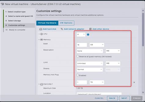 How To Install Ubuntu Server On Vmware Esxi Using Vmware Client Browser