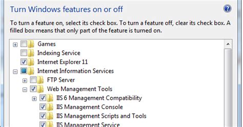 Software Development Installing IIS On Windows Machine
