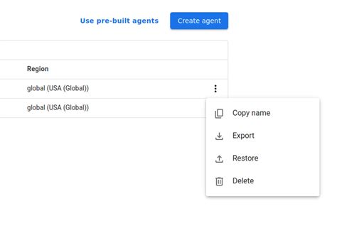 where can i find the dialogflow cx agent id stack overflow