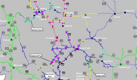 Montana Road Condition Map Gadgets 2018