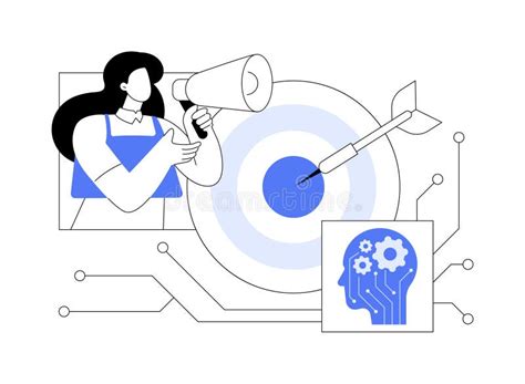 Ai Driven Targeted Marketing Strategies Abstract Concept Vector
