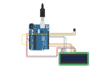 Circuit Design Copy Of Temperature Measurement Tinkercad