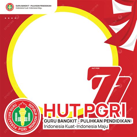 Twibbon 교사의 날 2022 Twibbonize 77th Pgri Hut Hd 이미지 Facebook 프레임 2022 스승의 날 트위본 2022년 트위본 전국