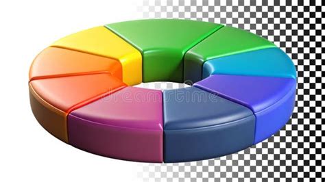 Pie Chart Data Visualization For Statistics And Analysis Reports Png