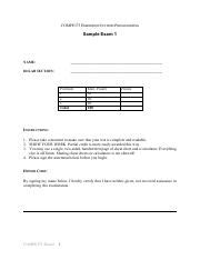 Sample Exam1 Solutions Pdf COMPE375 EMBEDDED SYSTEMS PROGRAMMING