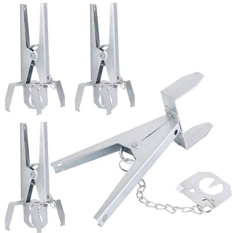 Cisvio 4 Pack Reusable Mole Traps With Scissor Jaw Mole Killers