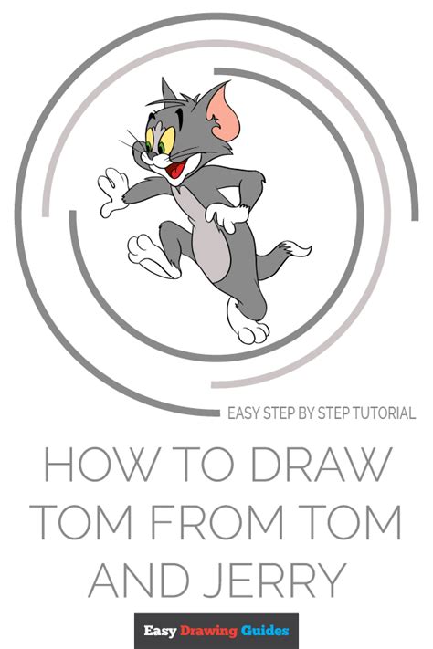 How To Draw Tom From Tom And Jerry Really Easy Drawing Tutorial Artofit