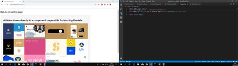 How To Call Api Script From Dribble Into My Gatsby Site · Issue