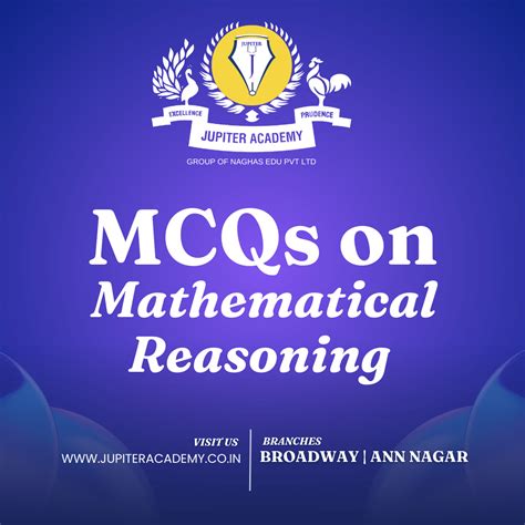 JEE Main Mathematical Reasoning JEE Main MCQs Important