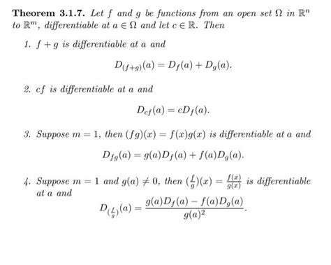 Solved Theorem 317 Let F And G Be Functions From An Open