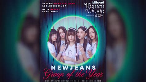 뉴진스 3월 빌보드 위민 인 뮤직 어워즈서 공연