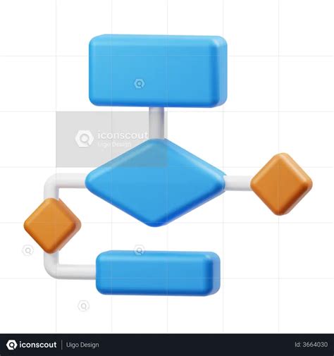 Flowchart 3d Illustration Free Download Business 3d Illustrations Iconscout