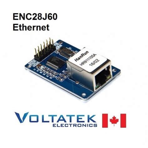 Enc28j60 Ethernet Lan Network Module Voltatek Canada