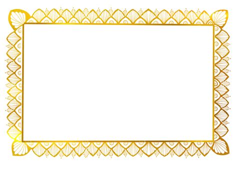 인증서 럭셔리 테두리 국경 금 증서 이슬람 장식 테두리 고급 사진 테두리 Png 일러스트 및 Psd 이미지 무료 다운로드 Pngtree