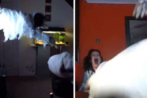 VIDEO Man Terrifies Girlfriend With Brilliant The Ring Prank Daily Star