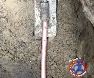 Connection Of Lead Pipe With Copper Underground Mister Plumber