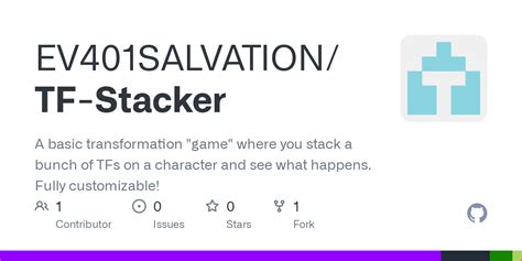 Github Ev401salvationtf Stacker A Basic Transformation Game Where You Stack A Bunch Of Tfs