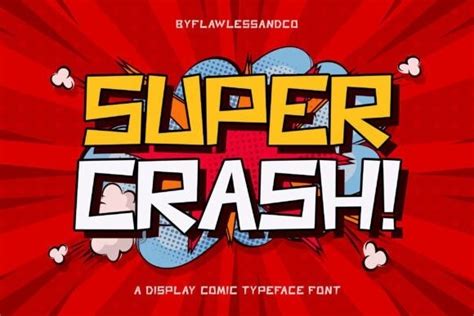 Super Crash Font Free Font