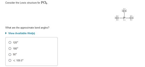 Solved Consider The Lewis Structure For Pcl 3 What Are The