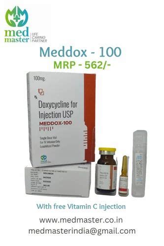 Doxycycline Injection Usp 100mg At ₹ 562vial In Panchkula Id