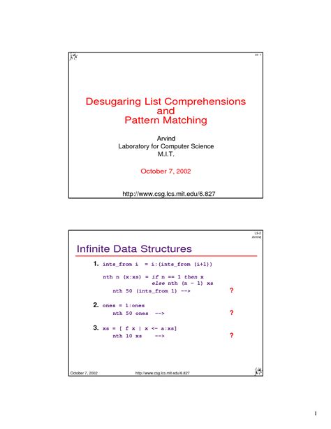 Solution Multithreaded Parallelism Languages And Compilers Desugaring List Comprehensions And