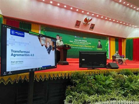 Rektor IPB Pertanian Eksis Di Era Pandemi Harus Menjadi Lokomotif Ekonomi Indonesia