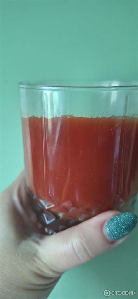 Отзыв о Сок томатный восстановленный с мякотью с солью и сахаром Волжский посад Хороший сок