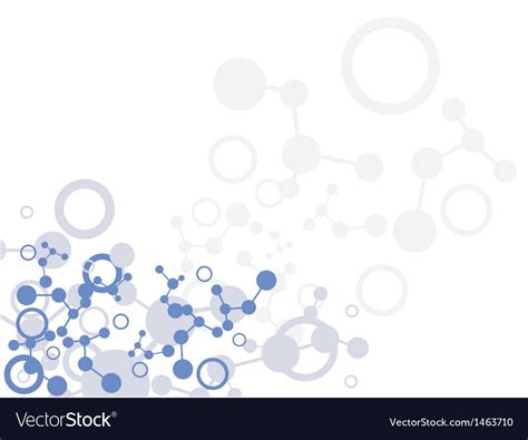 Abstract Molecular Structure Background Royalty Free Vector