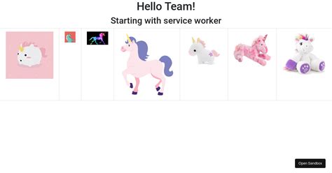 Service Worker Forked Codesandbox