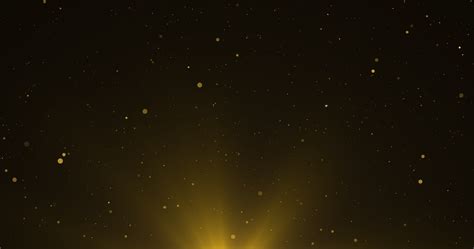 Golden Luxury Bokeh On Particles Floating In The Air Dust And Glitter Particles Background