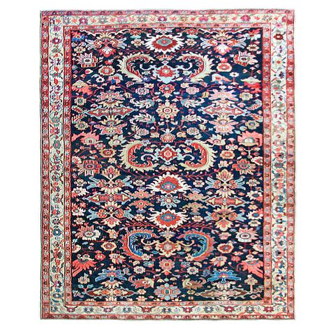 Early 20th Century Persian Heriz Rug For Sale At 1stdibs