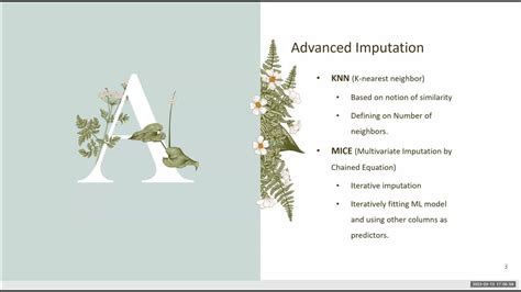 Missing Value Imputation Algorithms And Implementation In Python Youtube
