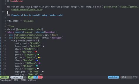 GitHub Datwaft Bubbly Nvim Bubbly Statusline For Neovim
