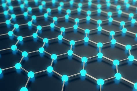 Premium Photo Abstract Nanotechnology Hexagonal Geometric Form Close Up